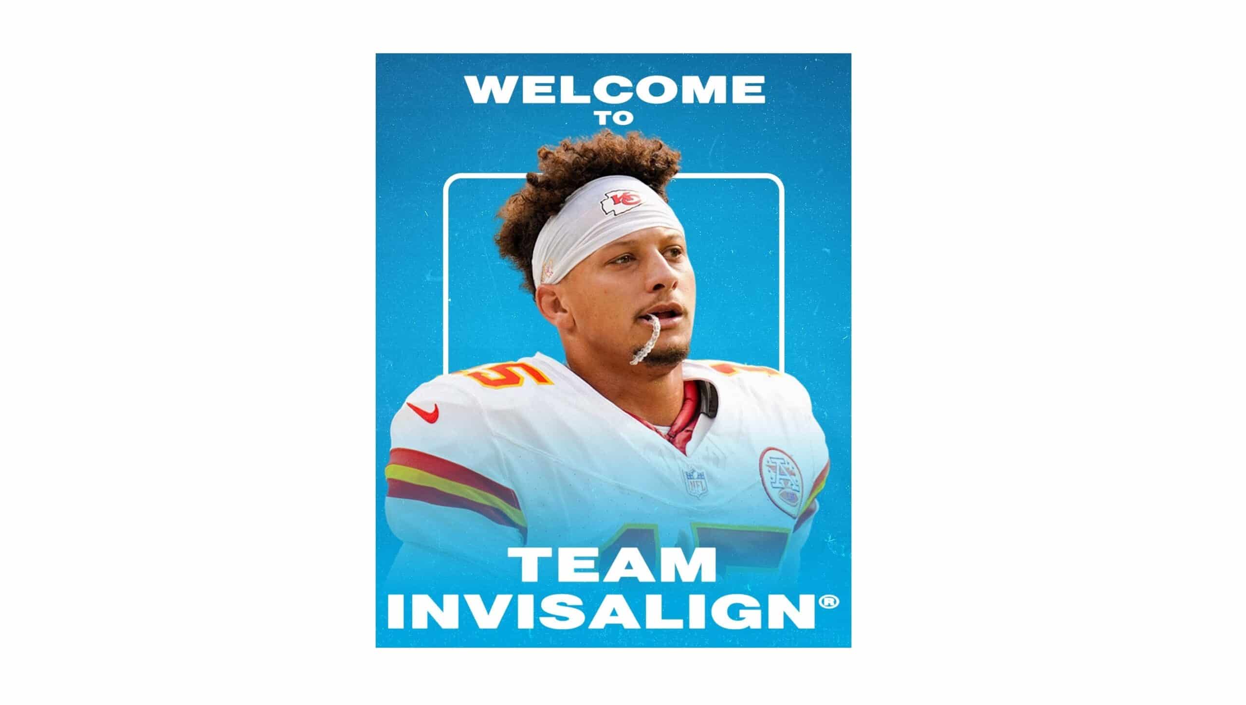 NFL Quarterback Patrick Mahomes Joins Invisalign Smile Squad ...